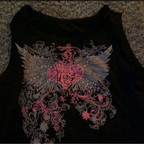 Tops | Early 200s Alt Crop Top | Poshmark